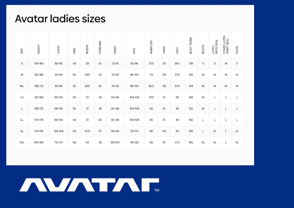 AVATAR 901 Ladies Undersuits / Dive Manchester